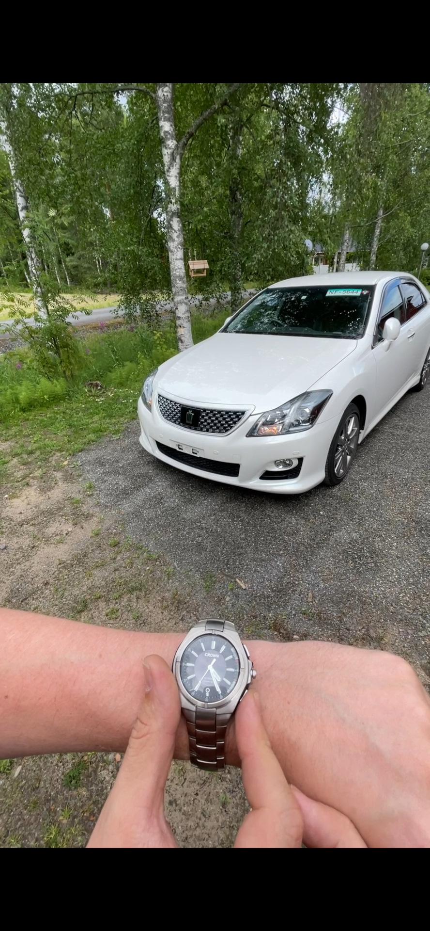 Toyota Crown Smart Key watch — Toyota Crown (S200), 3,5 л, 2008 года ...