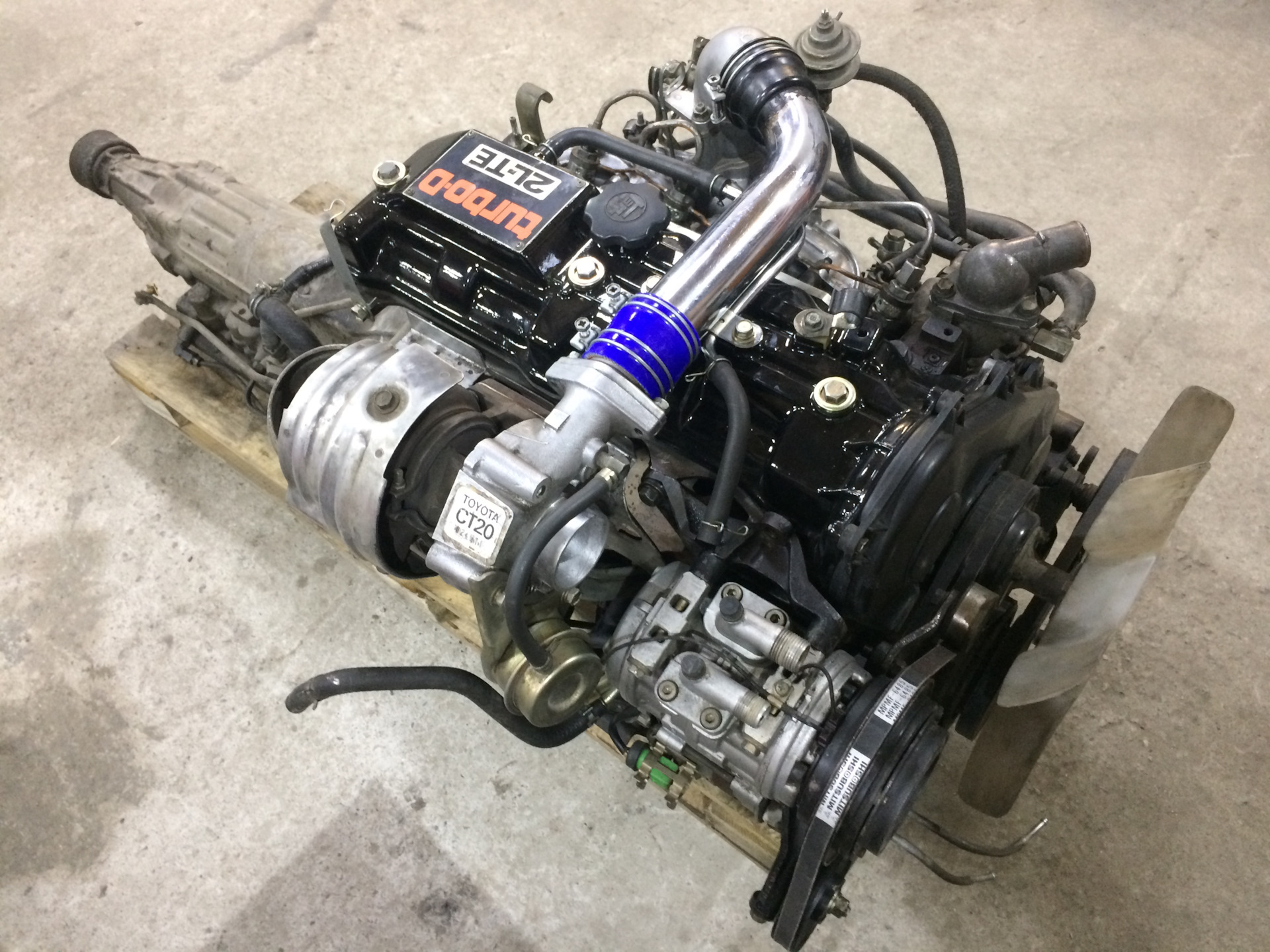 4. Сборка ДВС 2LTE — Toyota Crown (S110), 2,4 л, 1983 года | своими ...