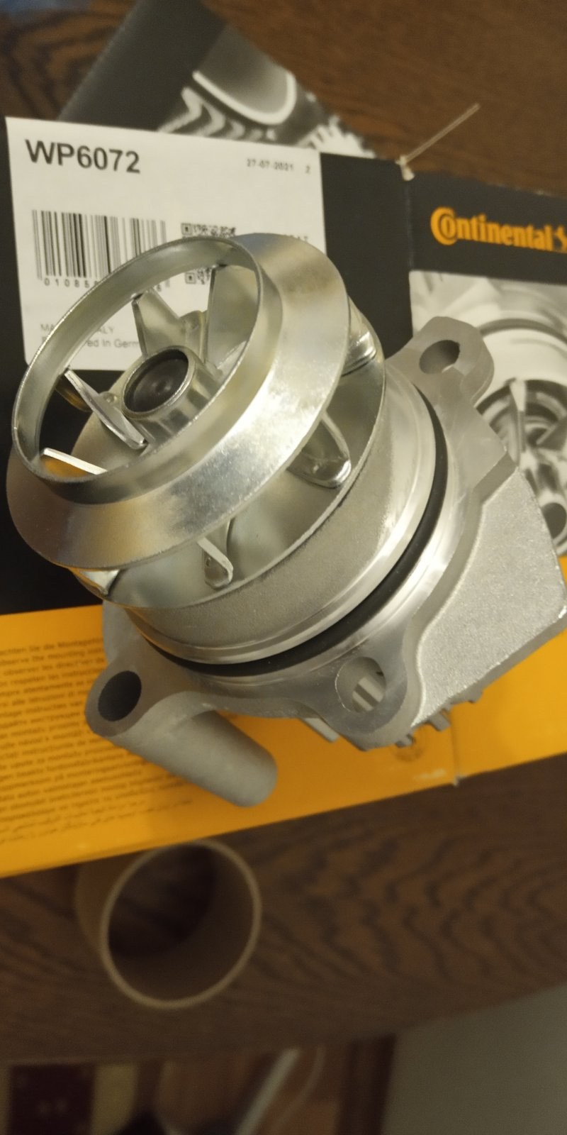 Contitech CT1139WP6 — Skoda Octavia Combi A5 Mk2, 1,6 л, 2011 года ...