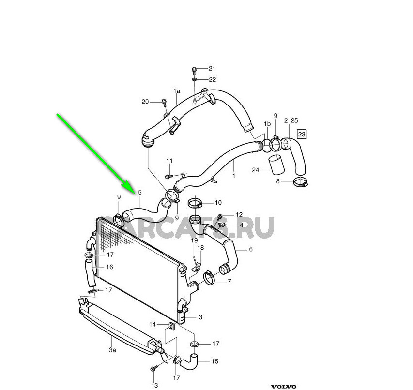 # 88. Замена датчика SAS 30669744. 30711553 дроссель, 31261371 Патрубок ...