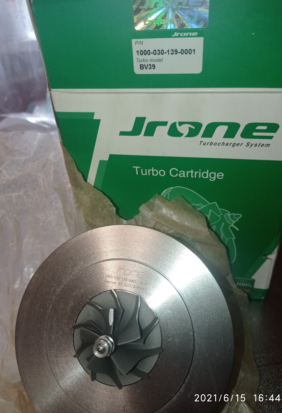 1000030139 Картридж турбины Jrone RENAULT Megane 1.5 dCi JRONE ...
