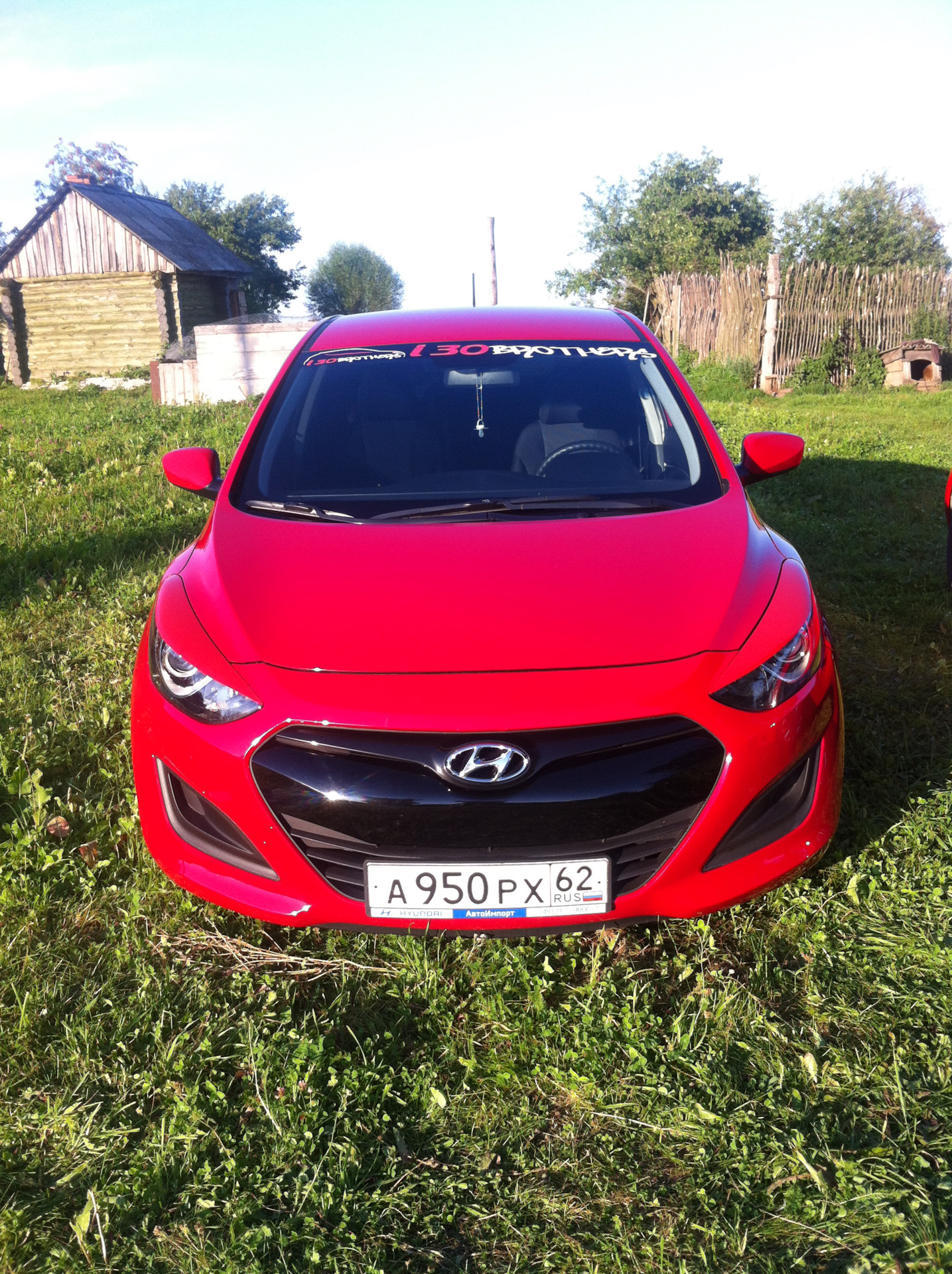 Реснички на Hyundai i 30 — Hyundai i30 (2G), 1,6 л, 2013 года | своими ...