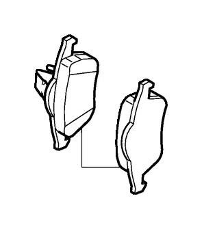 30794553 Комплект тормозных колодок. Задняя ось Volvo | Запчасти на DRIVE2