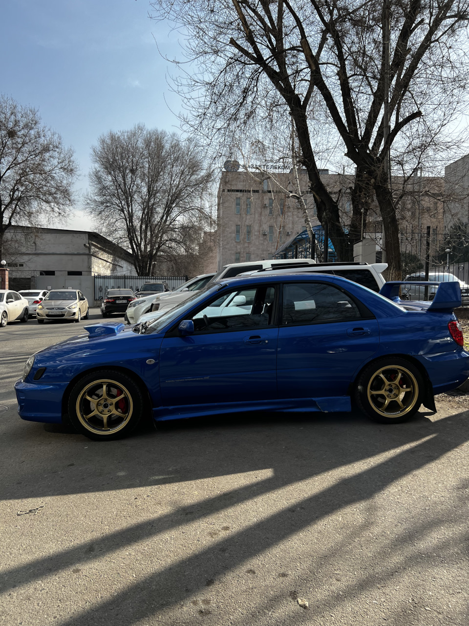 Замена дисков оригинал Advan Racing RGII — Subaru Impreza WRX (GD/GG), 2 л, 2002 года | колёсные ...