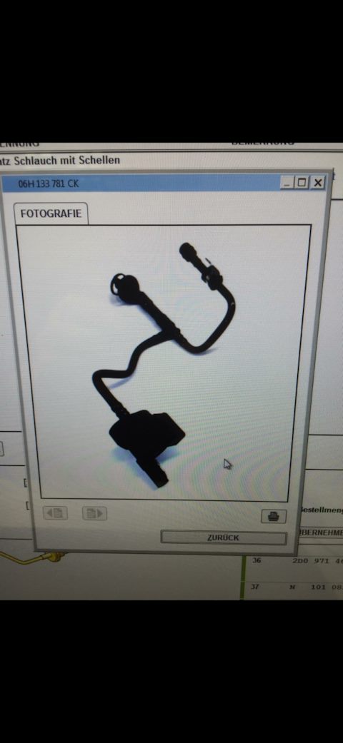 06H133781CK Комплект шлангов с хомутами VAG | Запчасти на DRIVE2