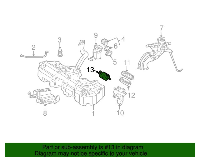 A0024773101 Фильтр топливный бензин Mercedes | Запчасти на DRIVE2