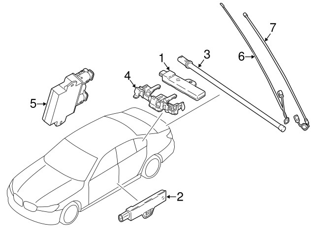 61357429824 Блок управления Smart Opener BMW | Запчасти на DRIVE2