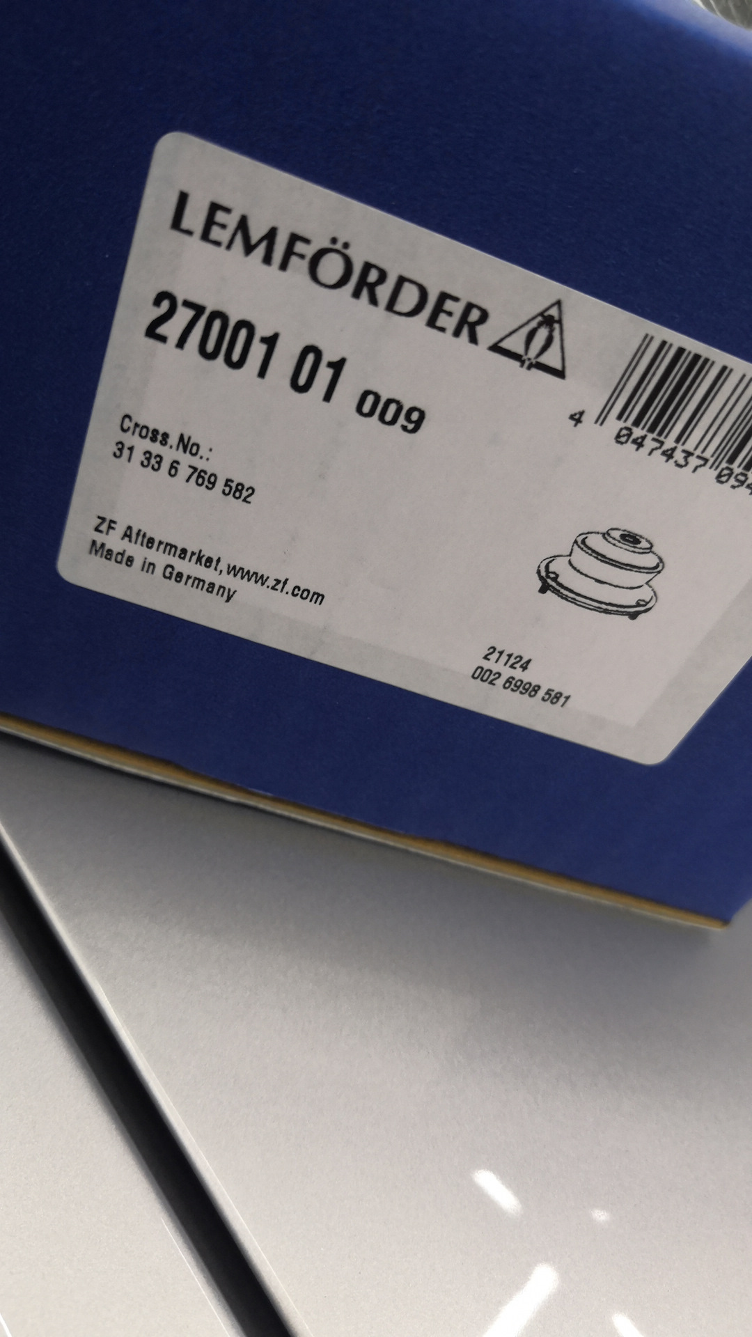 Замена опорного подшипника — BMW 3 series Coupe (E92), 2 л, 2010 года ...