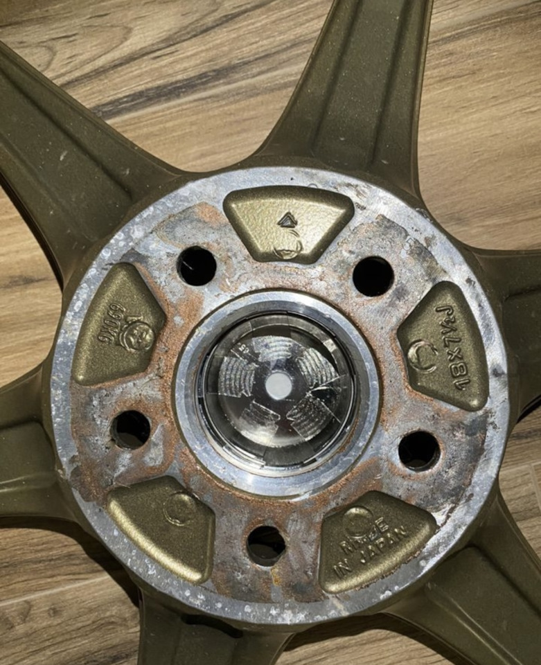Литые диски Rays 7,5Jx18 ET42 5x100 на Subaru Forester (SF), Subaru ...
