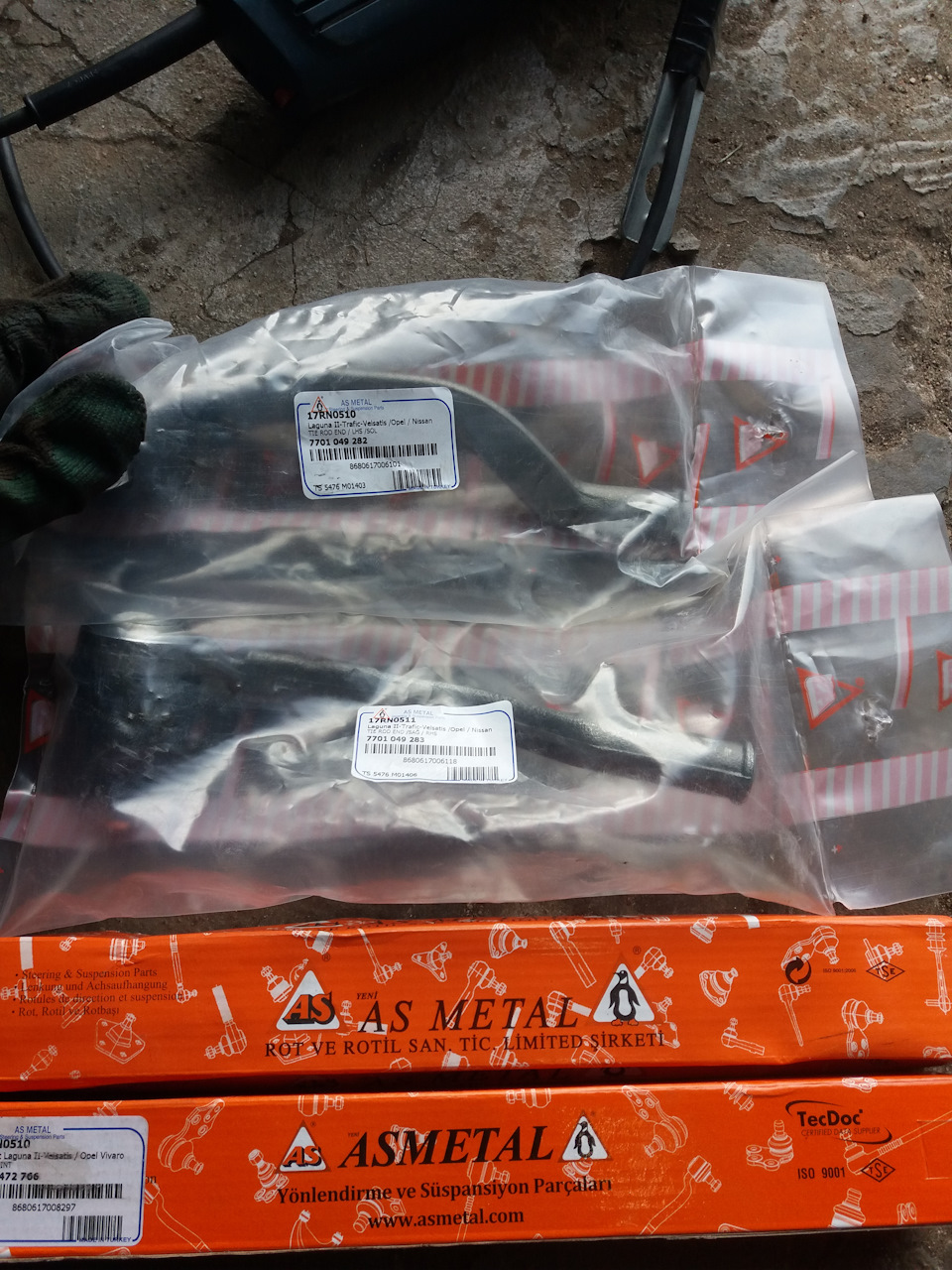 Замена тяг и наконечников — Renault Laguna II, 1,9 л, 2002 года ...