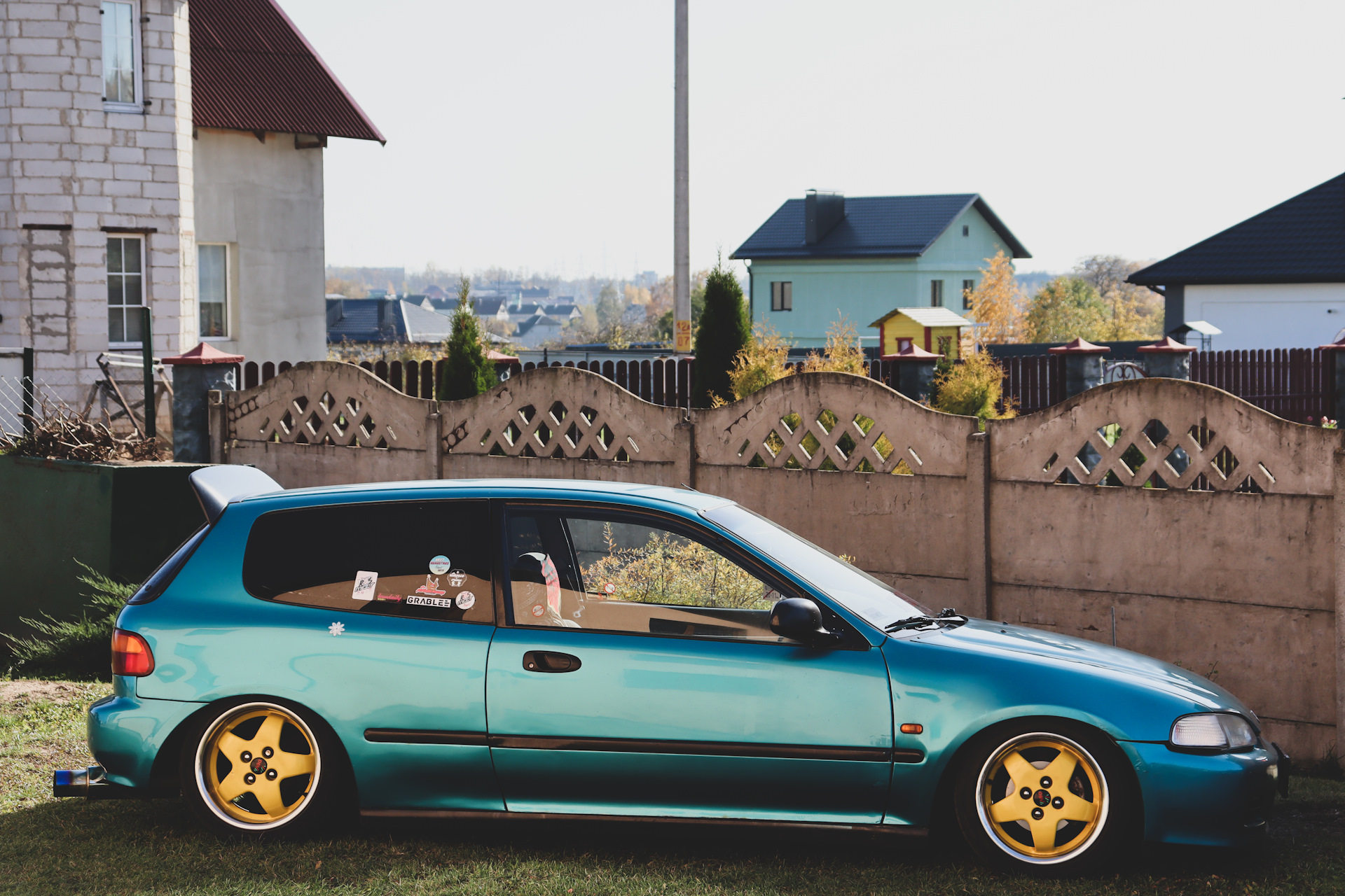 #2 Stanced Honda Civic EG by Maskin 2019 — Honda Civic Hatchback (5G ...