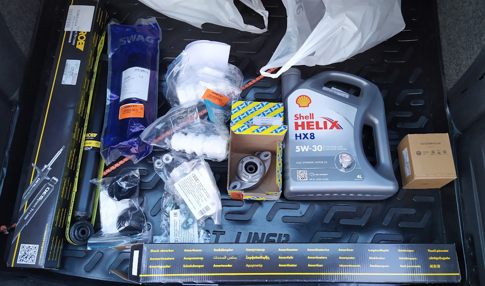 Задние амортизаторы для ППД — Skoda Fabia Combi Mk2, 1,4 л, 2009 года ...