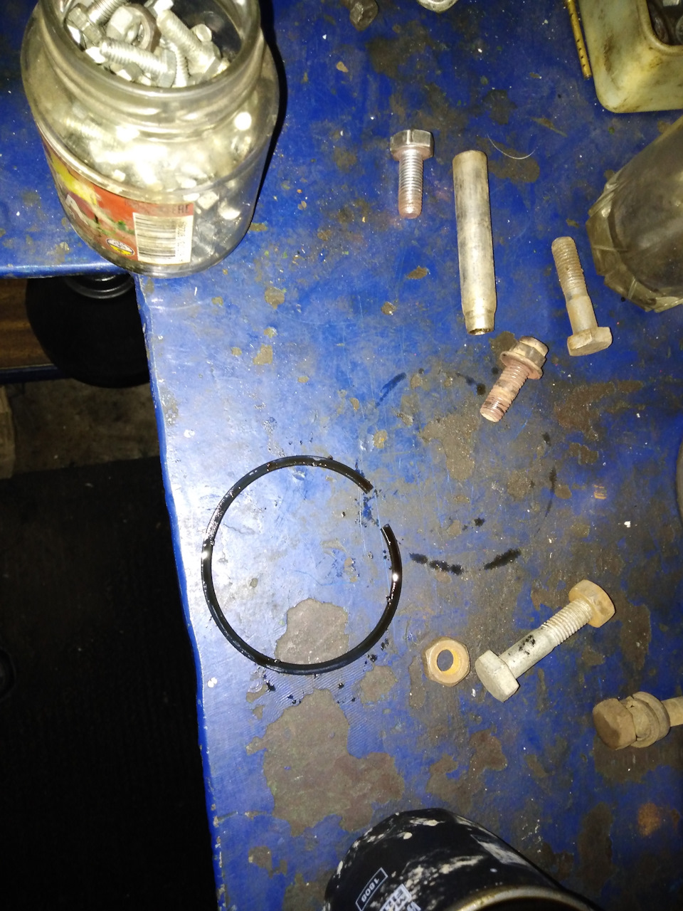 Звмена резинового кольца, кронштейна масленного Фильтра — Toyota Camry ...