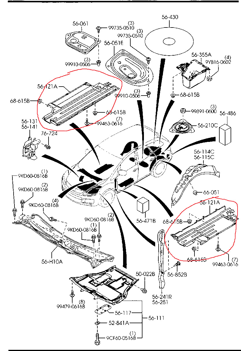 999100506 Фиксатор пластиковый Mazda | Запчасти на DRIVE2