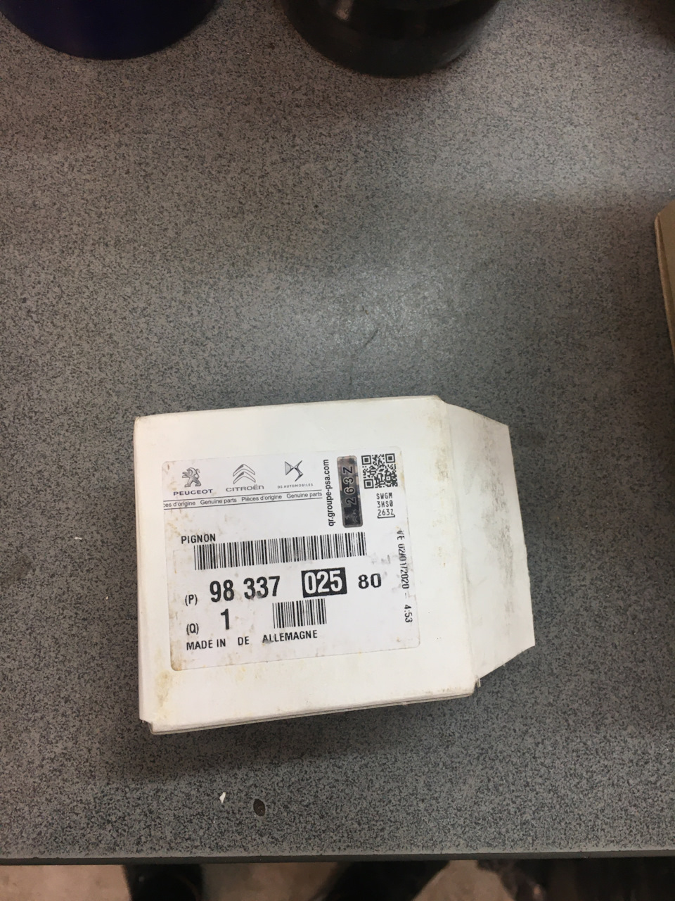 9833702580 Шкив привода коленвала на и Peugeot Citroen | Запчасти на DRIVE2