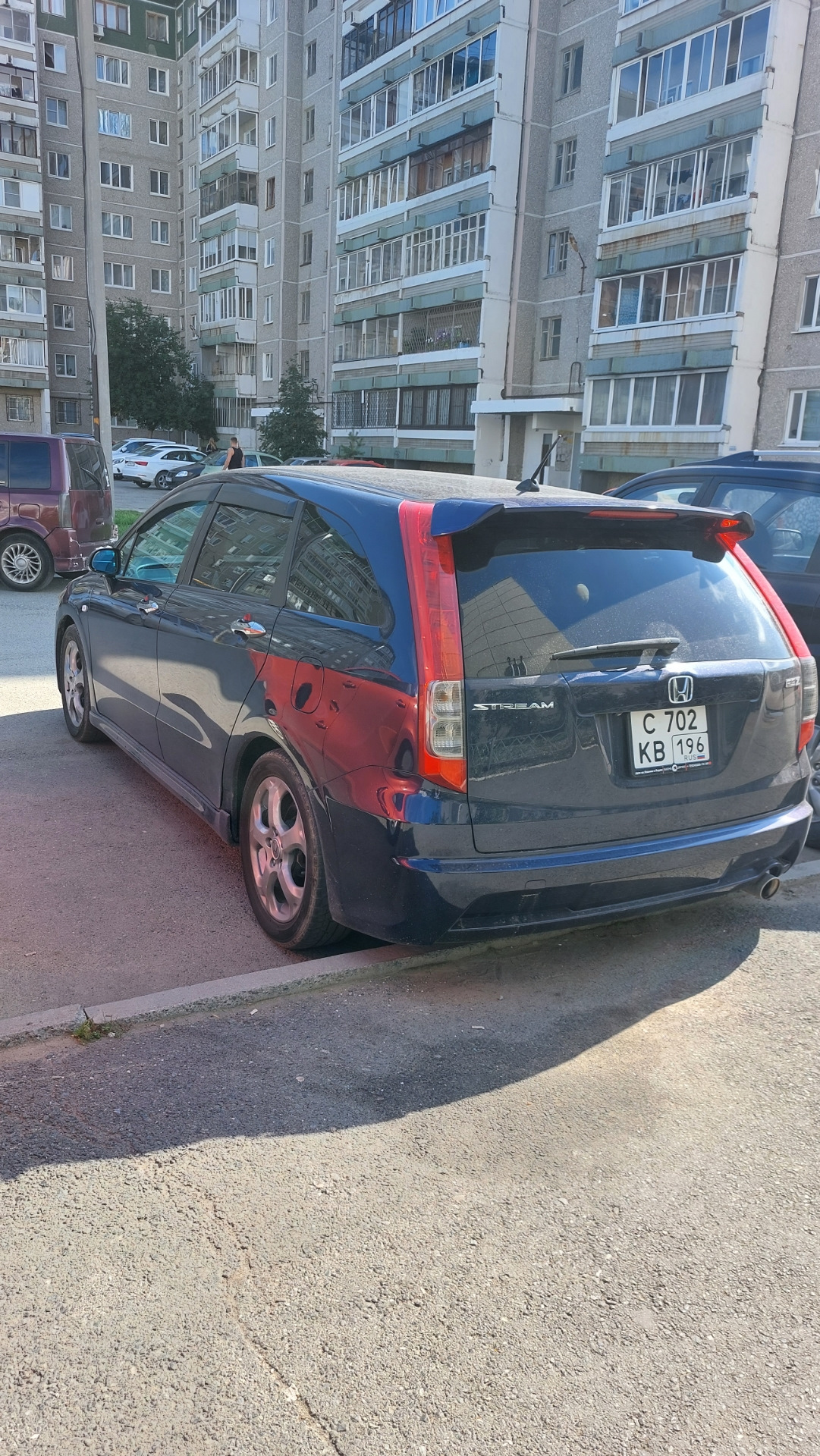 Спойлер — Honda Stream (RN6-9), 1,8 л, 2008 года | тюнинг | DRIVE2