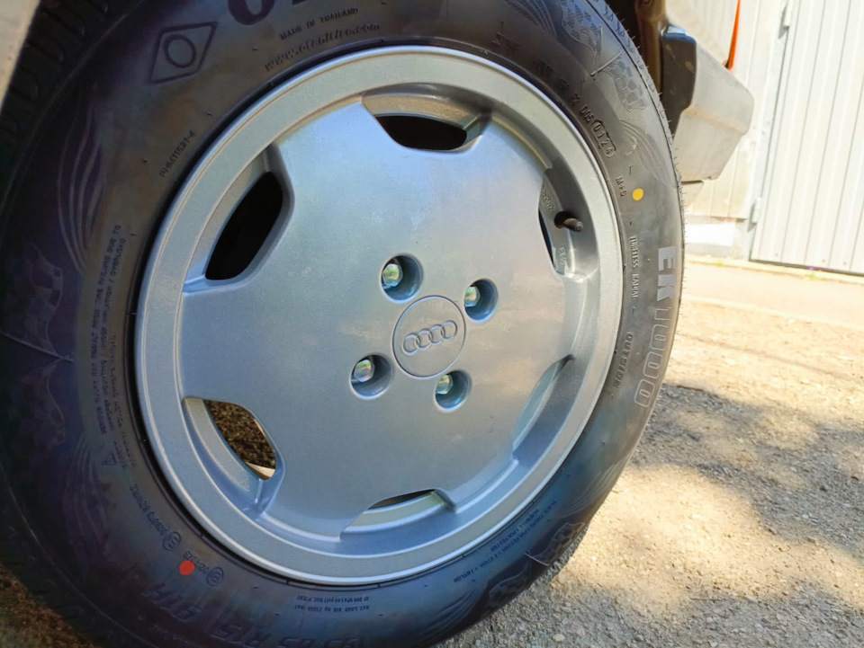 Ronal aerodesign r15 — Audi 100 (C3), 1,8 л, 1985 года | стайлинг | DRIVE2