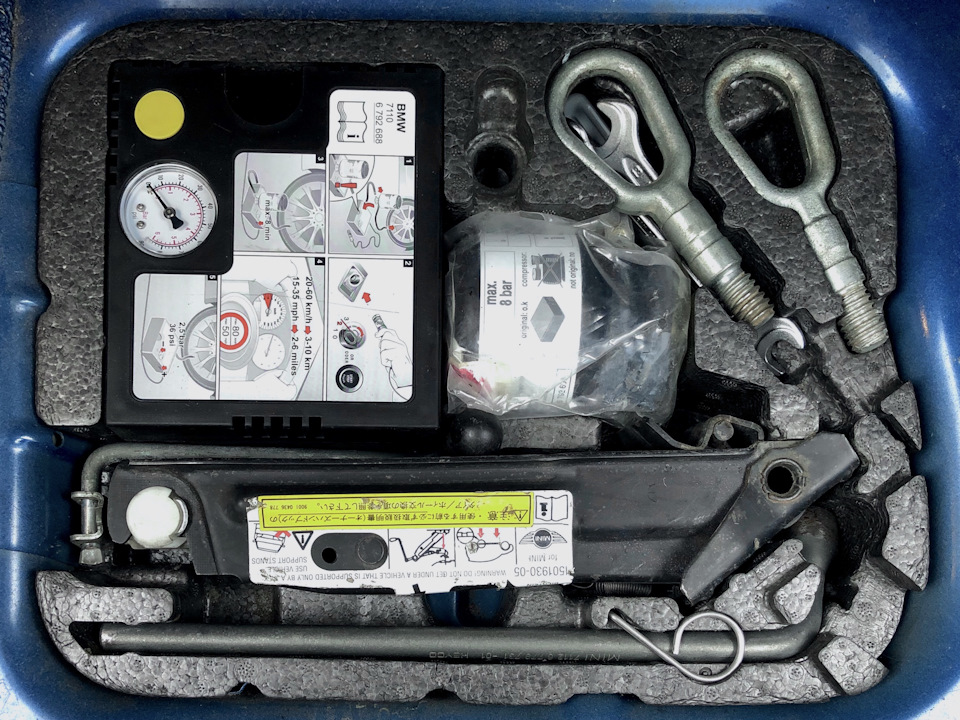 Бортовой инструмент и система Mobility в MINI Cooper — MINI Cooper S Mk ...