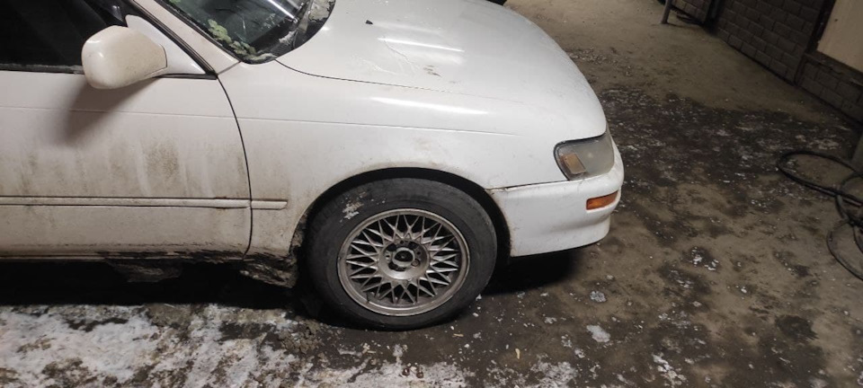 Куплены новые диски: BBS RZ — классика 90'х — Toyota Corolla (100), 1,3 ...