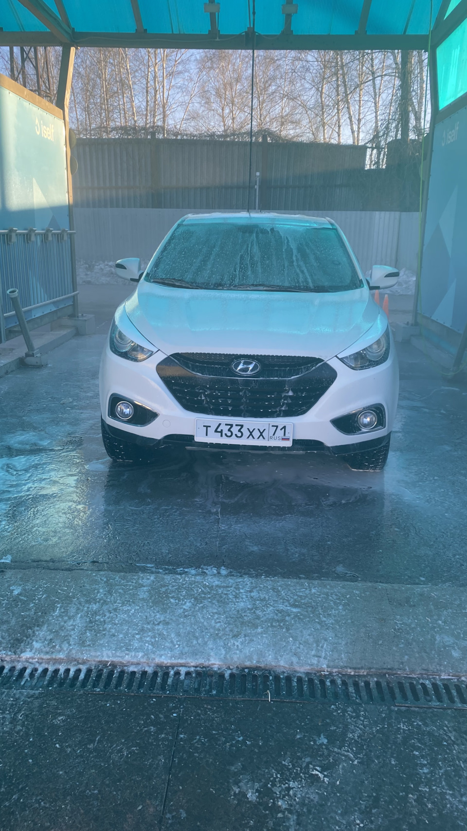 Водная и первый внешний тюнинг. — Hyundai ix35, 2 л, 2012 года | тюнинг ...