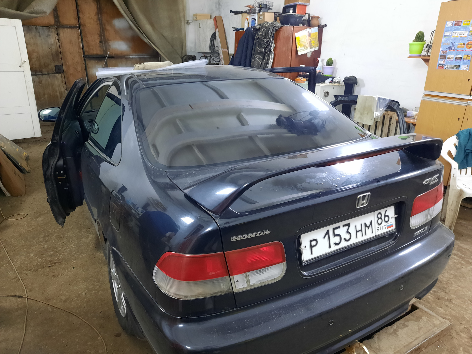 Тонировка — Honda Civic Coupe (6G), 1,6 л, 2000 года | стайлинг | DRIVE2