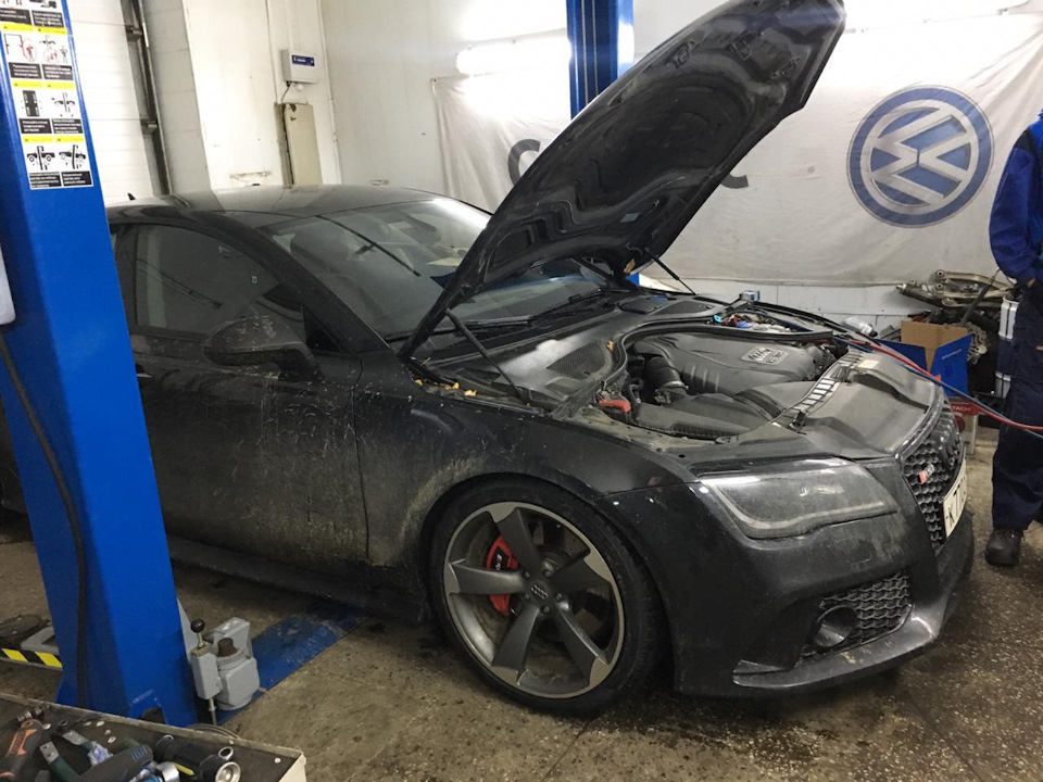 Замена сцепления и новогоднее ТО — Audi A7 Sportback (1G), 3 л, 2012 ...