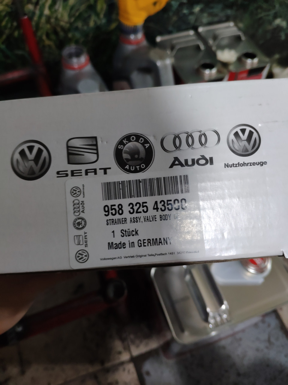 Замена масла в АКПП TR-80 SD (0C8) — Volkswagen Touareg (2G), 3,6 л ...