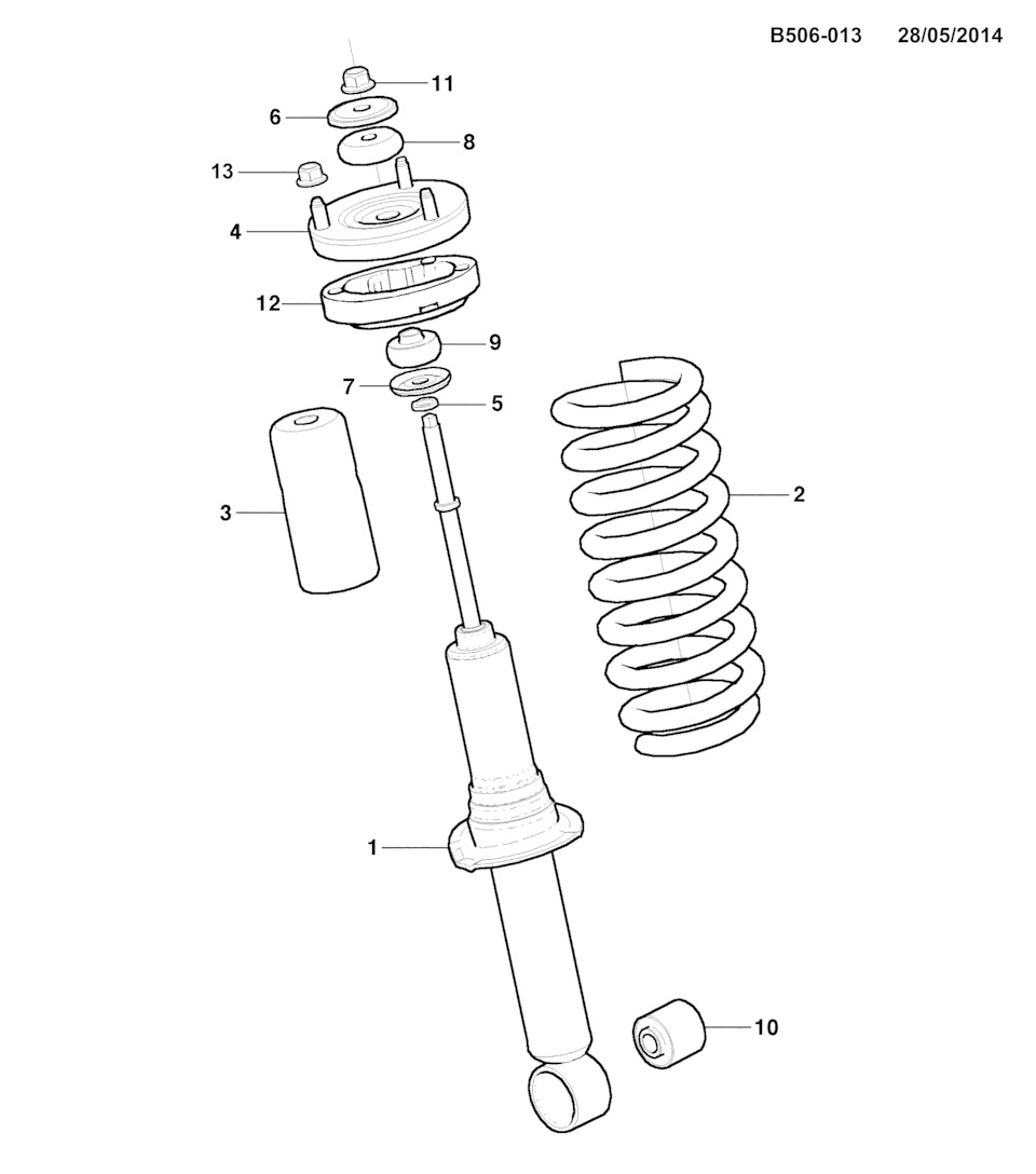 138. Техничка. Отзывная GM по передним стойкам — Chevrolet TrailBlazer ...