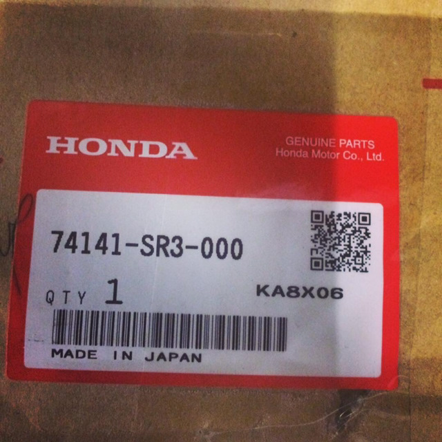 74141SR3000 Шумоизоляция капота Honda | Запчасти на DRIVE2