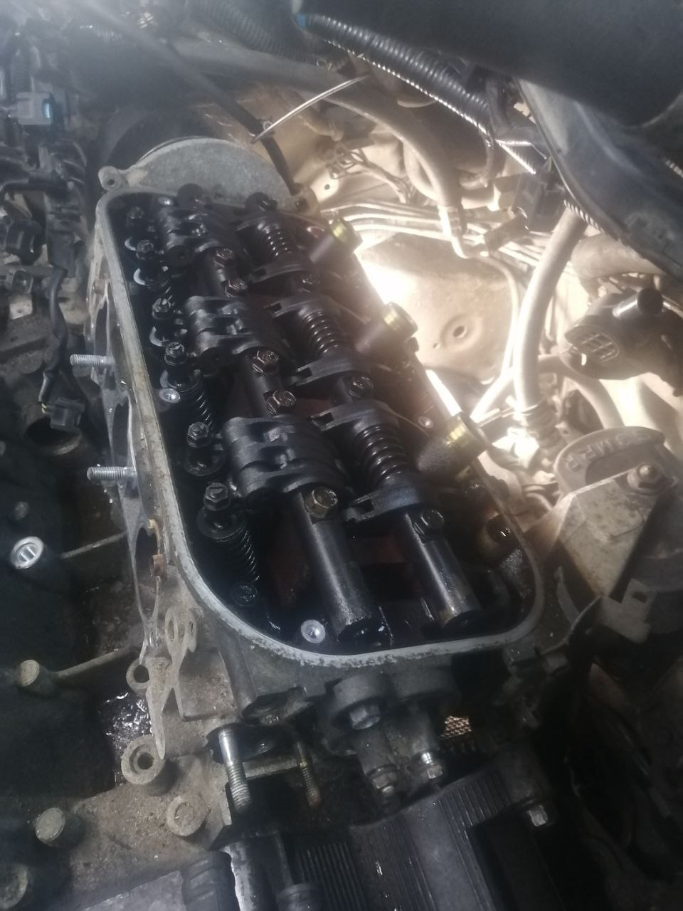 Замена ГБЦ на J32A2 и комплекта ГРМ — Acura TL (2G), 3,2 л, 2003 года ...