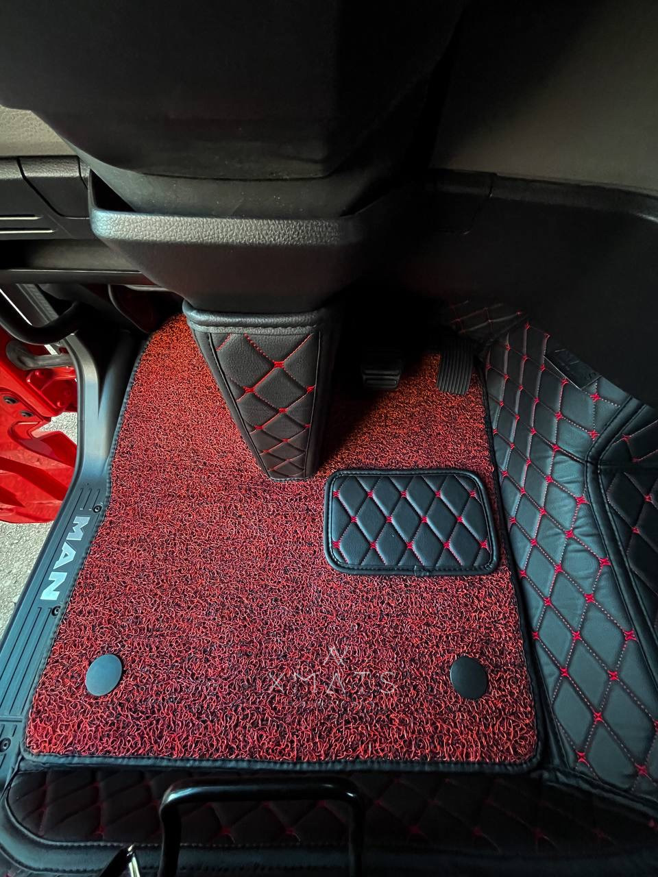 Коврики из экокожи на MAN TGX. 3D коврики из экокожи на MAN TGX — XMATS ...