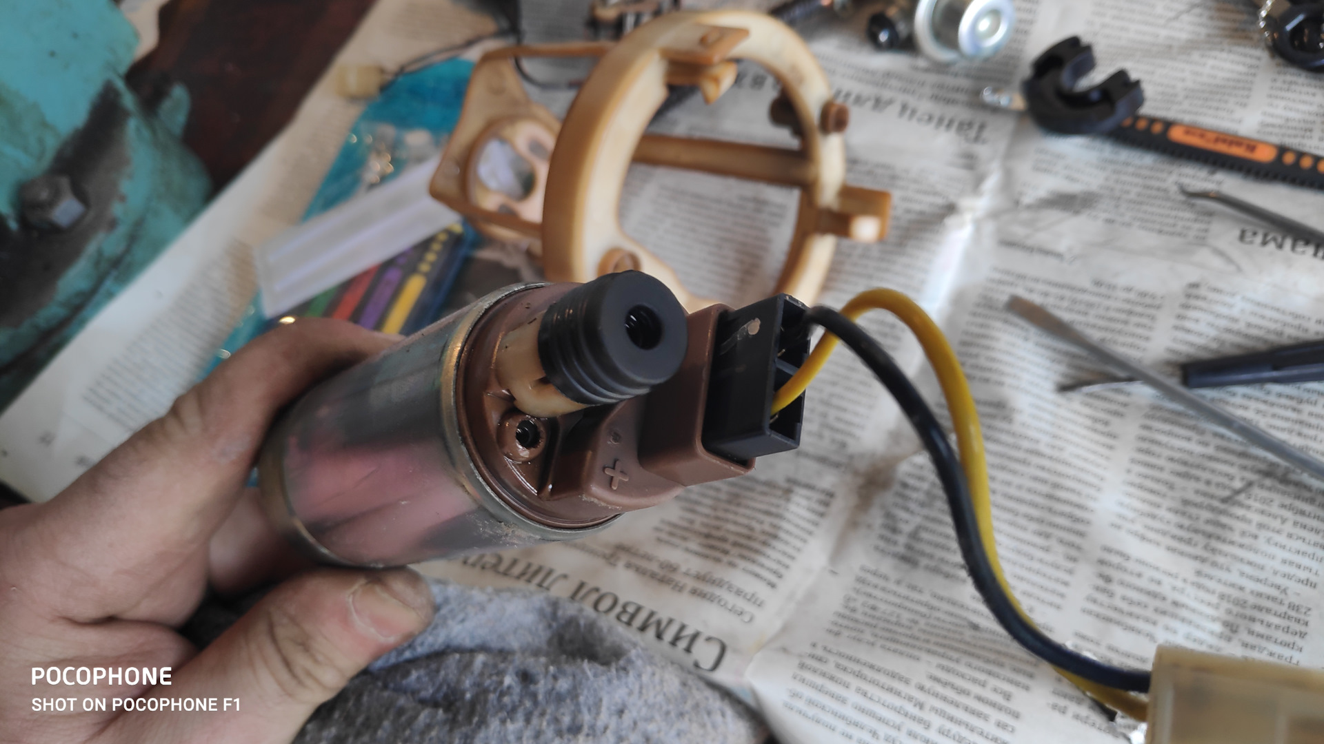 Замена топливных фильтров — Hyundai Elantra (4G), 1,6 л, 2007 года ...