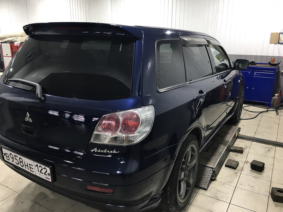 Обслуживание ходовки — Mitsubishi Airtrek Turbo, 2 л, 2002 года | визит на сервис | DRIVE2