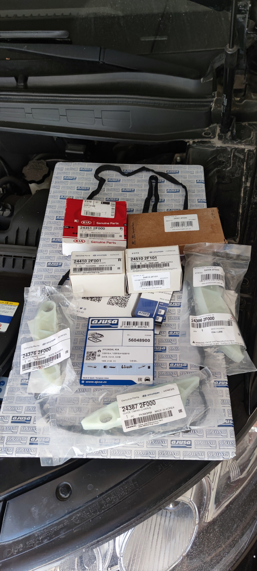 243872F000 НАПРАВЛЯЮЩАЯ ЦЕПИ ПРИВОДА ГРМ, СПОСОБ ИЗГОТОВЛЕНИЯ ...