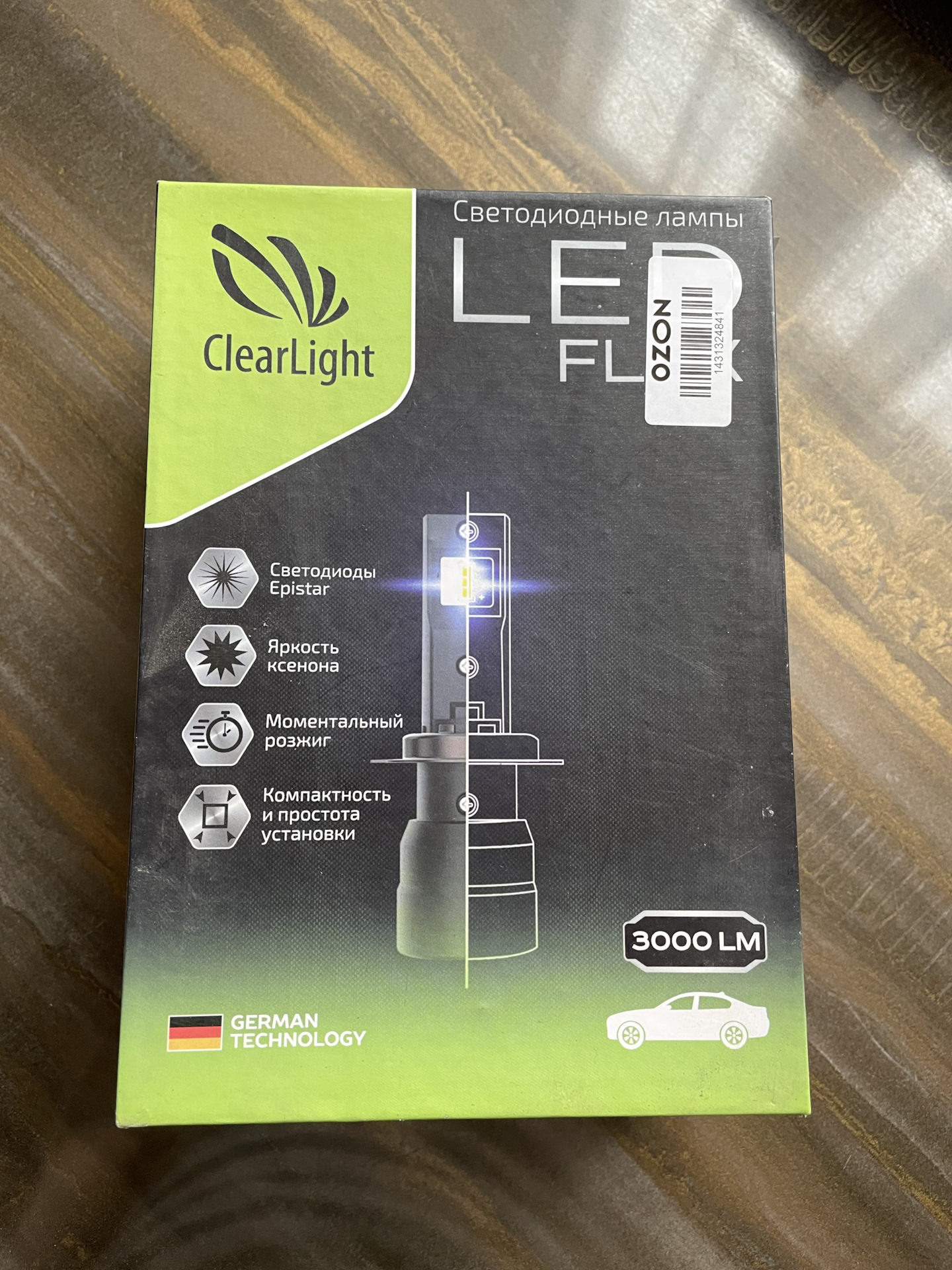 Лампы Clearlight LED Flex в ПТФ — Toyota Caldina (241), 1,8 л, 2007 ...
