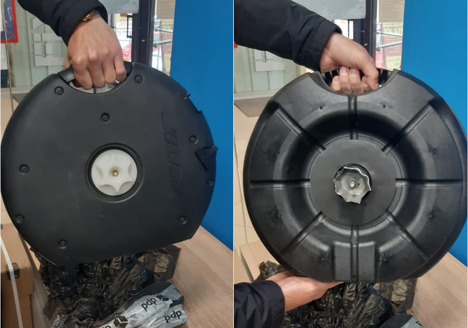 Замена сабвуфера Рено Колеос запаска 17"(28170-jy10a на 28170CG000 ...