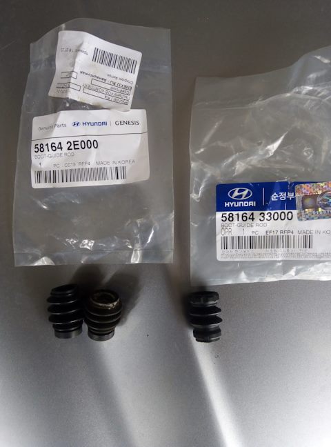 5816433000 Пыльник направляющей тормозного суппорта KIA HYUNDAI ...