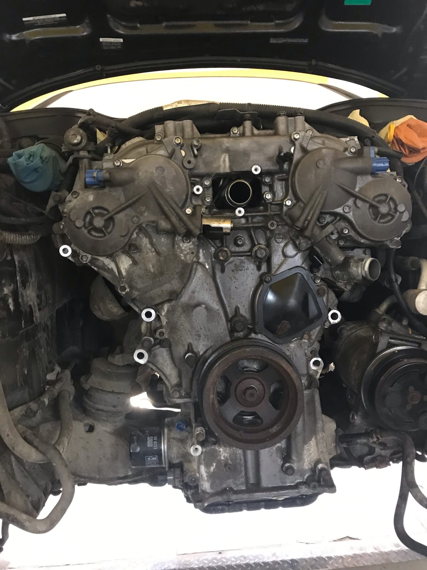 Да Карл, прокладки масляных каналов! — Infiniti G25, 2,5 л, 2012 года ...