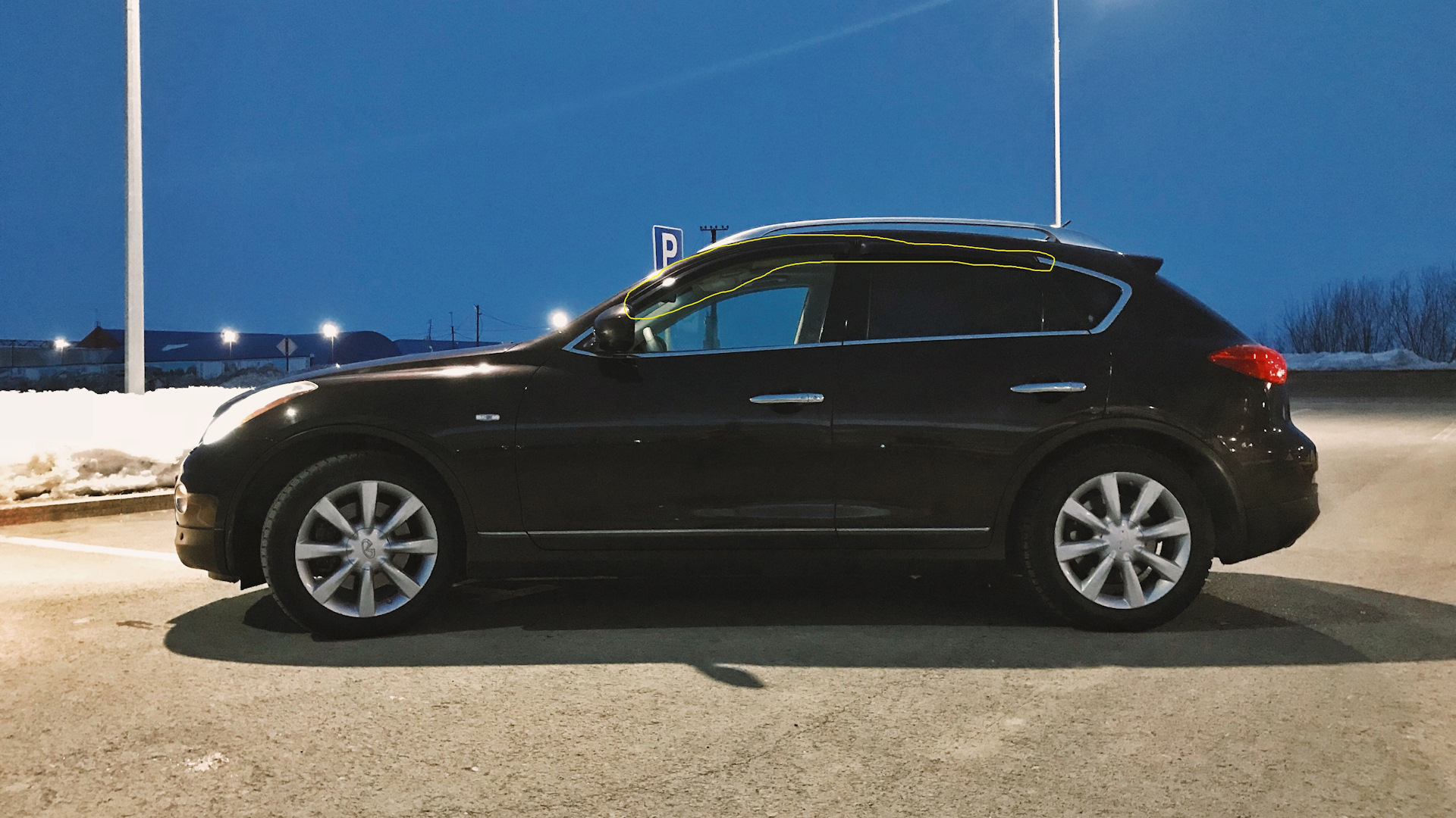 ветровики — Infiniti EX, 3,5 л, 2008 года | стайлинг | DRIVE2