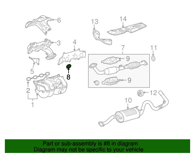 174510D020 Кольцо уплотнительное глушителя Masuma 60.7x77.1x15 TOYOTA ...