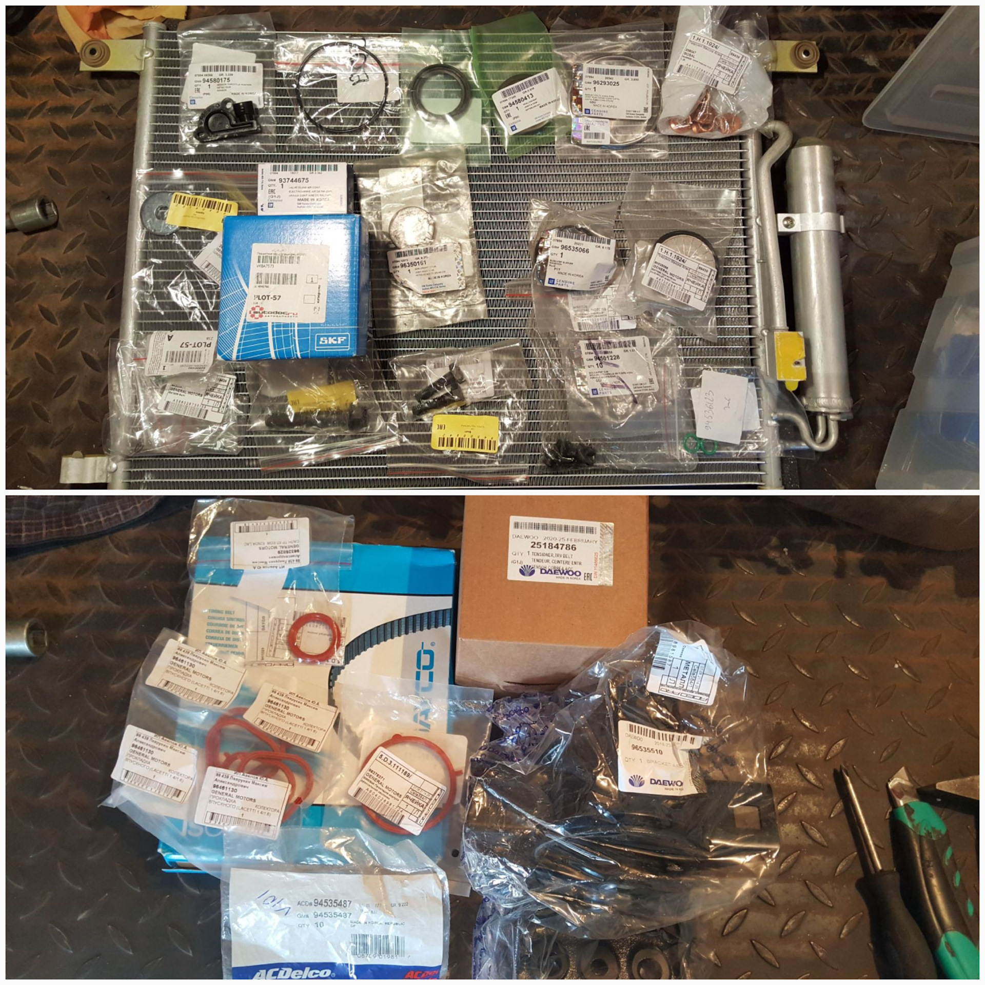 #34 Ремонт кондиционера+внеплановое ТО — Chevrolet Aveo Sedan (1G), 1,4 ...