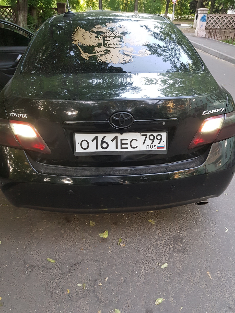Камера заднего вида — Toyota Camry (XV40), 2,4 л, 2007 года ...