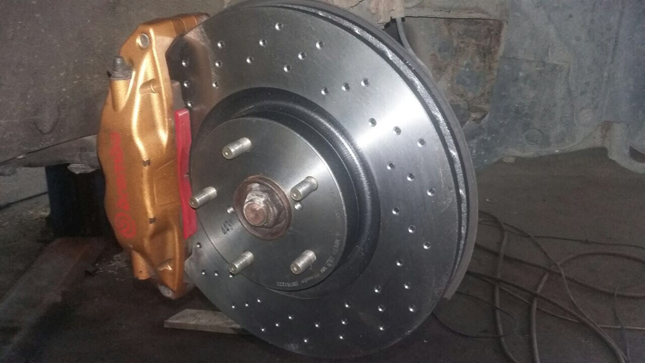 Передние тормоза — Subaru Impreza WRX STI (GD), 2,5 л, 2006 года | плановое ТО | DRIVE2