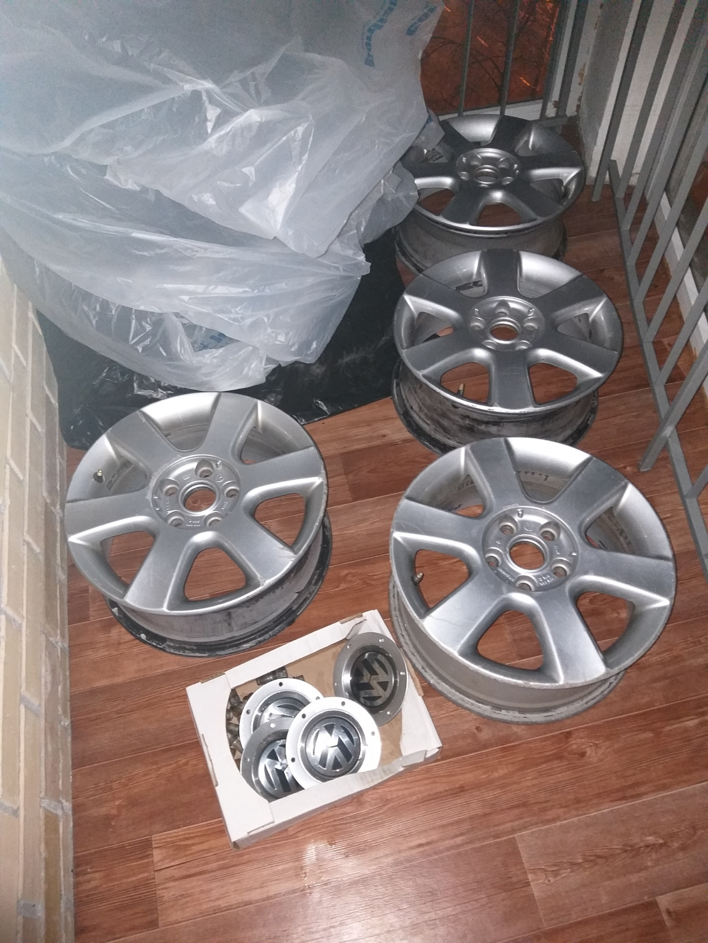 Диски. Часть 1. — Volkswagen Tiguan (1G), 1,4 л, 2012 года | колёсные ...