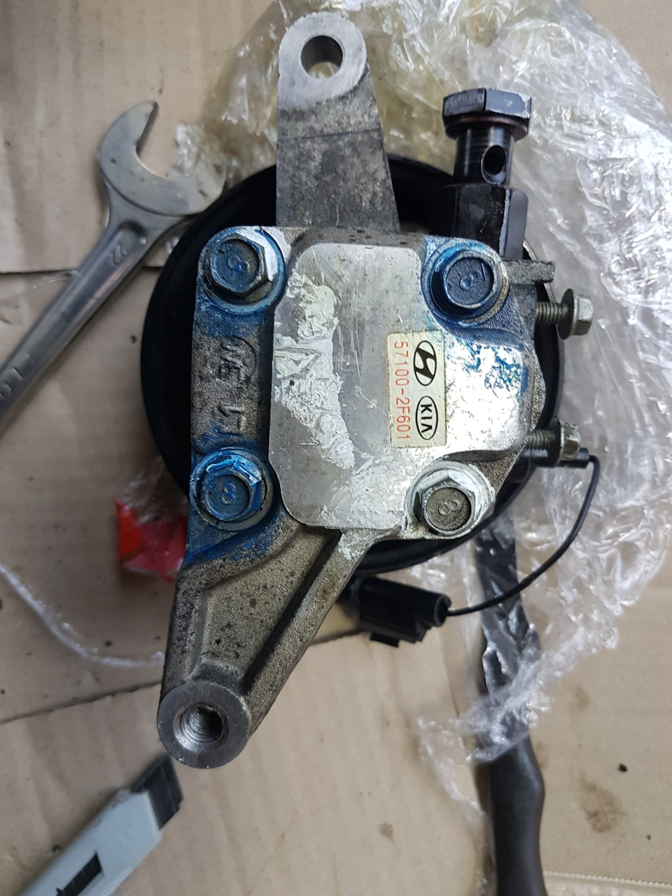 571002F601 НАСОС ГИДРОУСИЛИТЕЛЯ РУЛЯ, РОТОРНОГО ТИПА KIA HYUNDAI ...