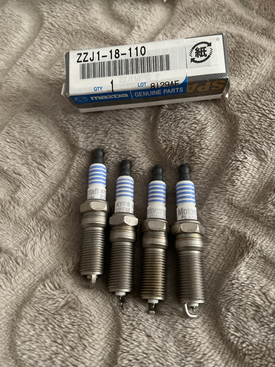 ZZJ118110 Свеча зажигания Мазда CX-9 Mazda | Запчасти на DRIVE2