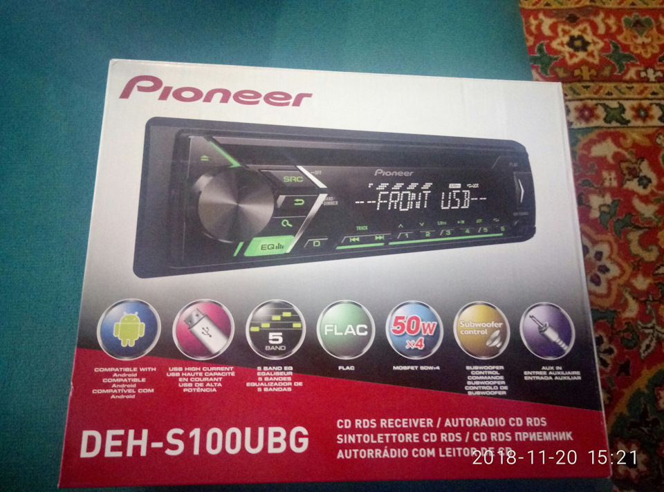 Балалайка Pioneer — ГАЗ 31105, 2,4 л, 2007 года | автозвук | DRIVE2