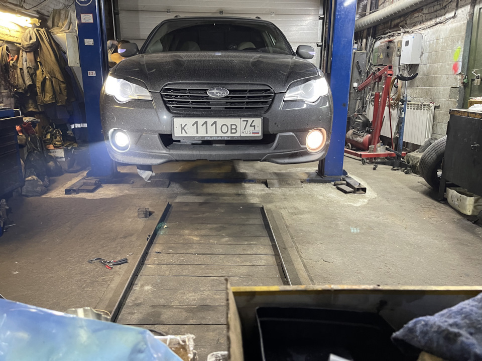 LED в ПТФ установка — Subaru Outback (BP), 3 л, 2005 года | тюнинг | DRIVE2