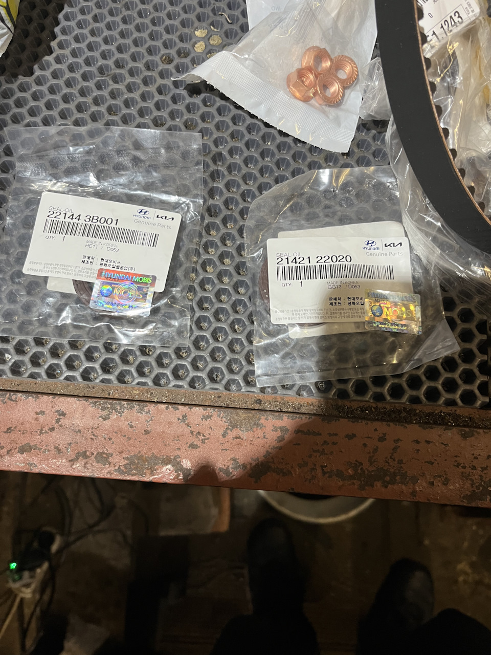 Замена грм помпы переварка гофры — Hyundai Getz, 1,4 л, 2009 года ...