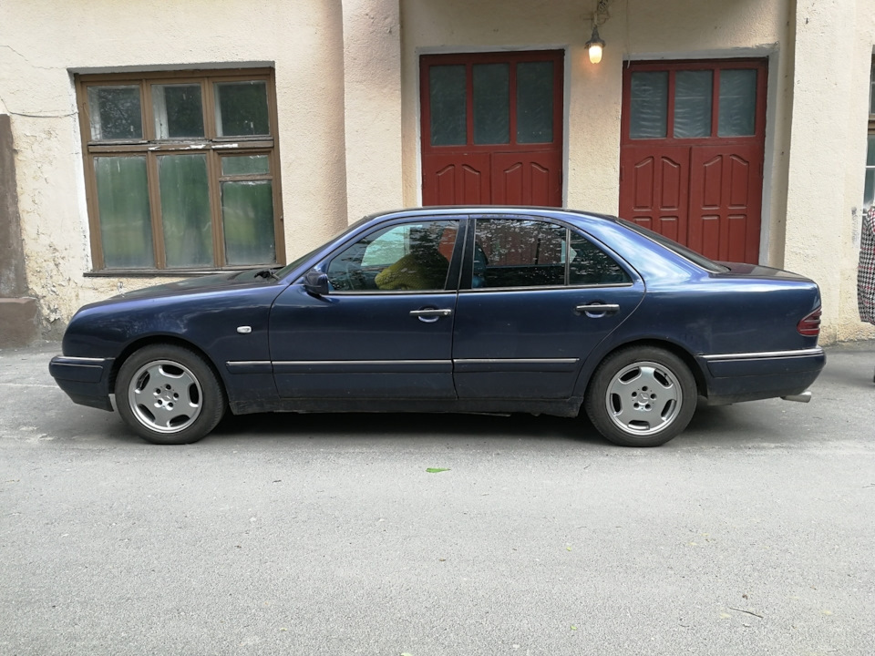 #42 Segin R18 от w220 на w210 и проставки — Mercedes-Benz E-Class (W210 ...